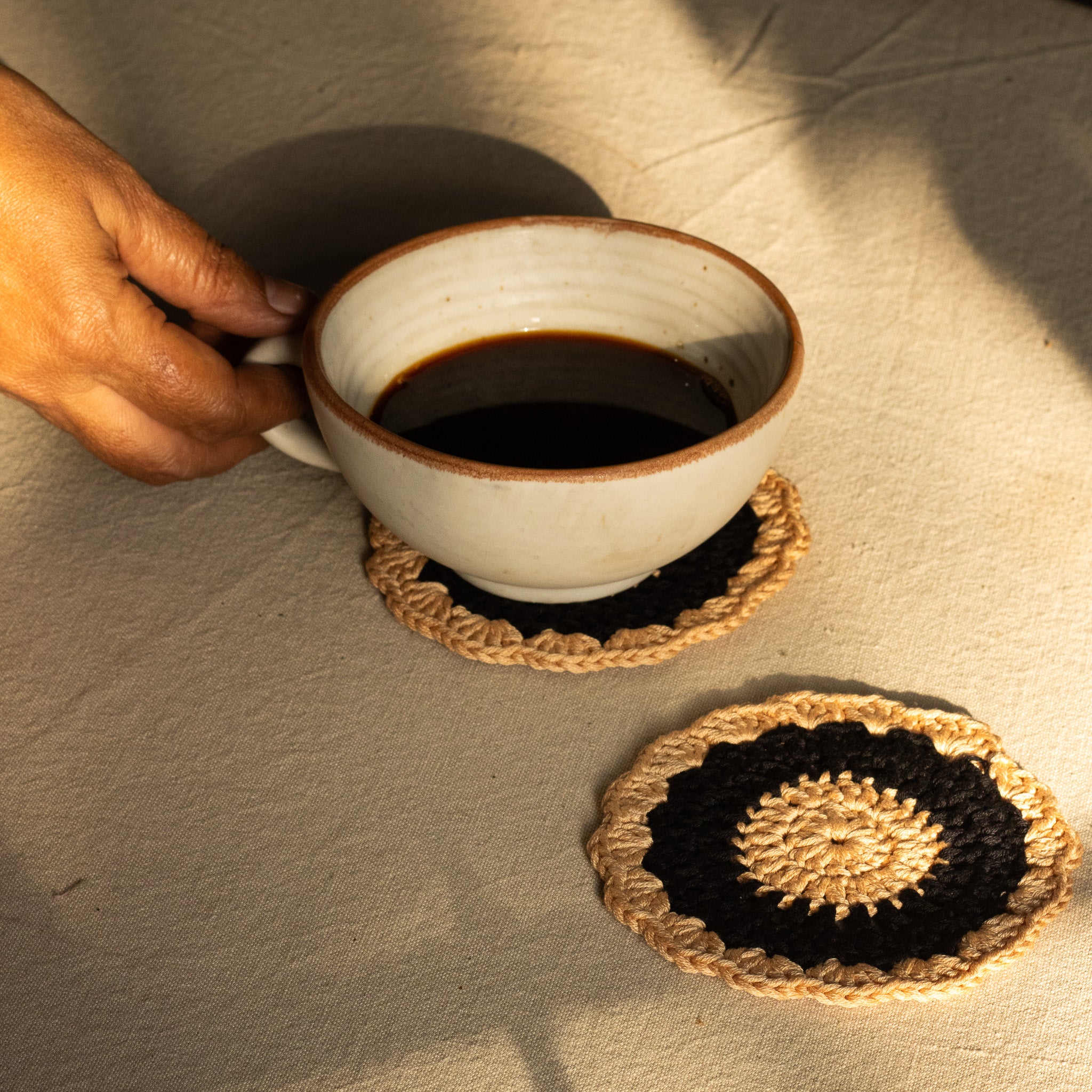 Rustic Flower Coasters - set of 2 – The Home Products Company